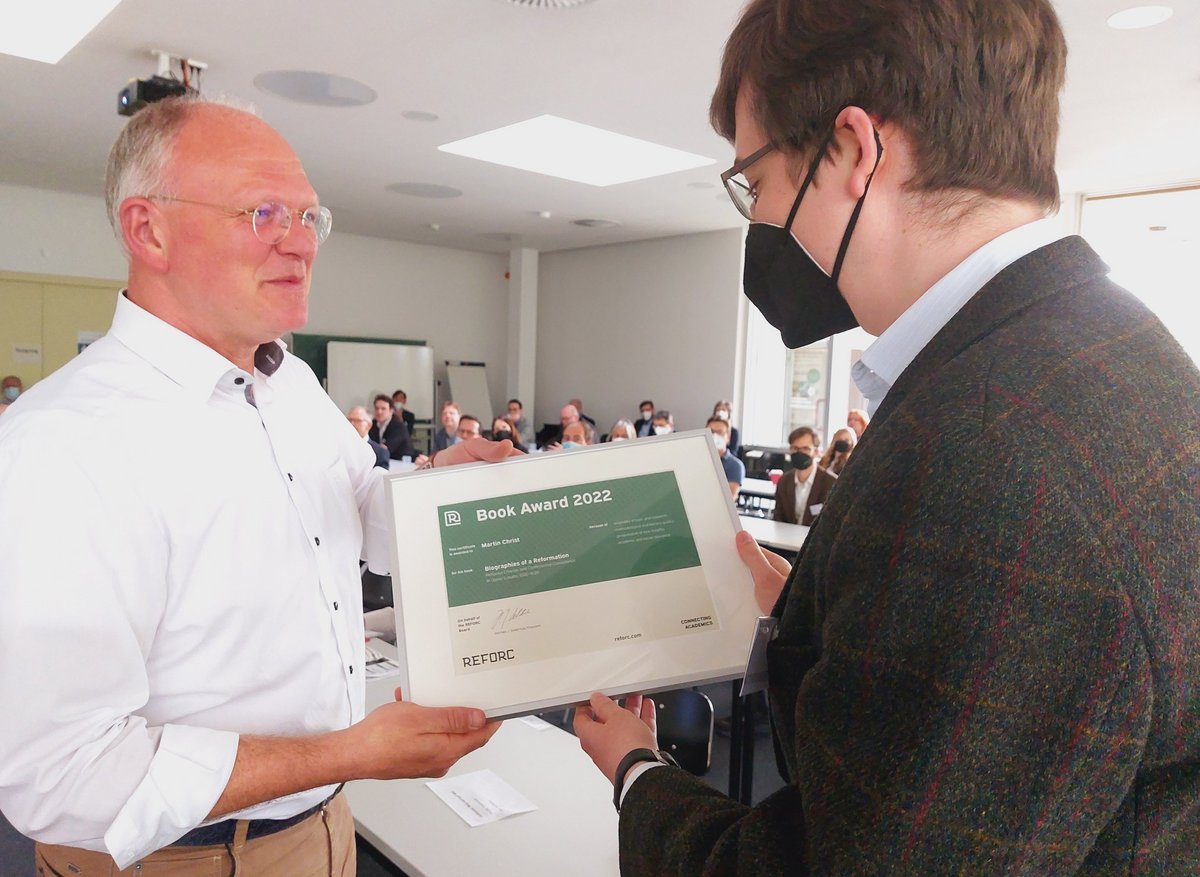 Reformation Research Consortium Book Award for Martin Christ