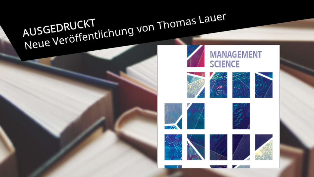 Neue Veröffentlichung von Thomas Lauer