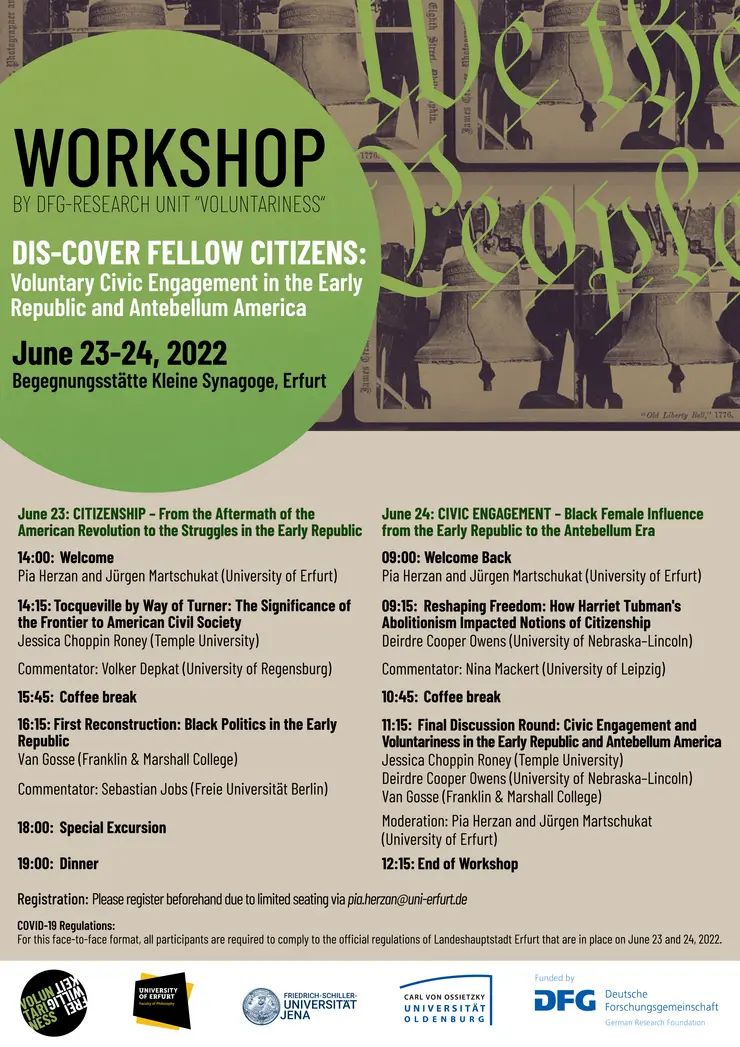 Workshops 2022 | "Dis-Cover Fellow Citizens" in der Kleinen Synagoge Erfurt