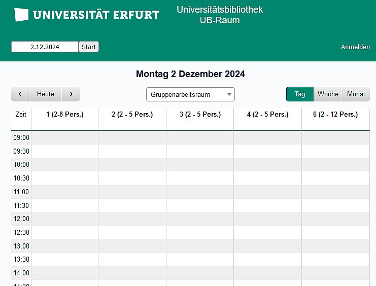 UB-Platz becomes UB-Raum